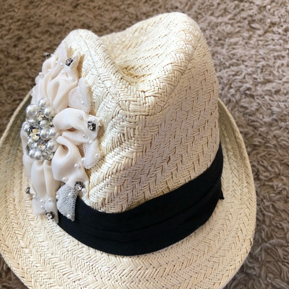 Accessories | Flower Fedora | Poshmark